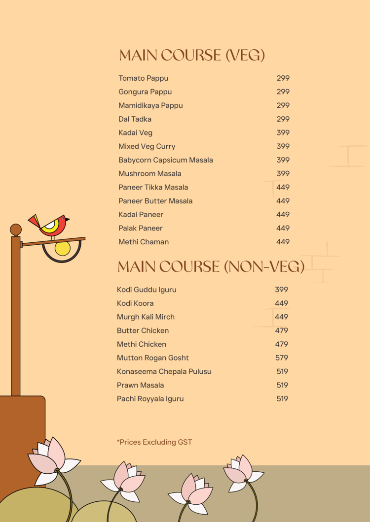 Discover Our Delectable Telugu Menu | Ouvra Telugu Kitchen Hyderabad