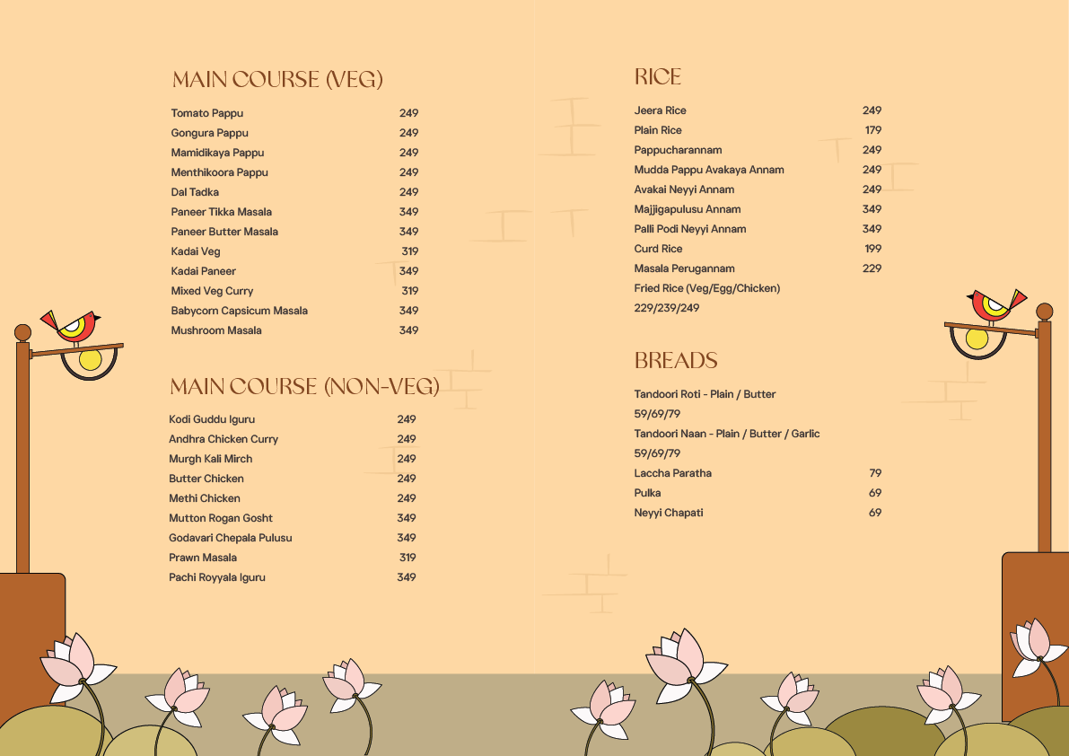 Discover Our Delectable Telugu Menu | Ouvra Telugu Kitchen Hyderabad